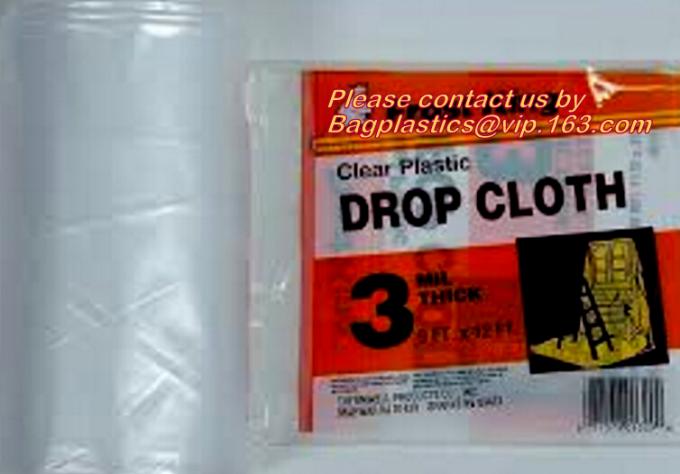 HDPE protective plastic Drop sheet, Drop cloth, Paint dust sheet ...