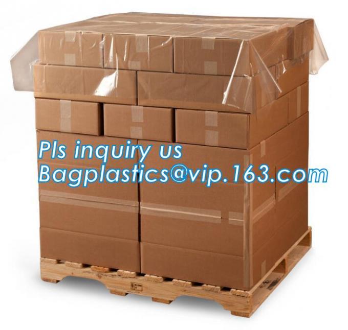 Gusseted Side/Square Bottom Pallet Bags PE Pallet Covers, Giant Black ...