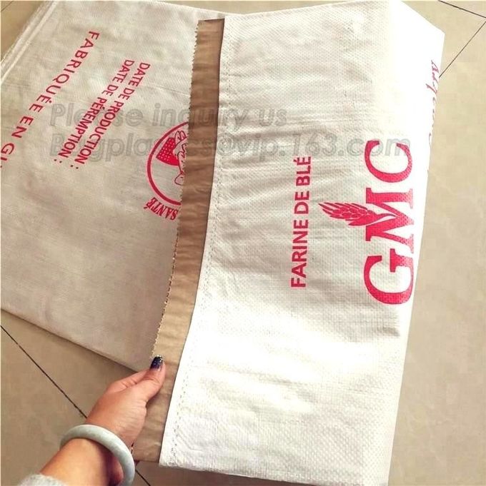 Three-layers kraft paper woven bag with valve,self-leveling cement ...