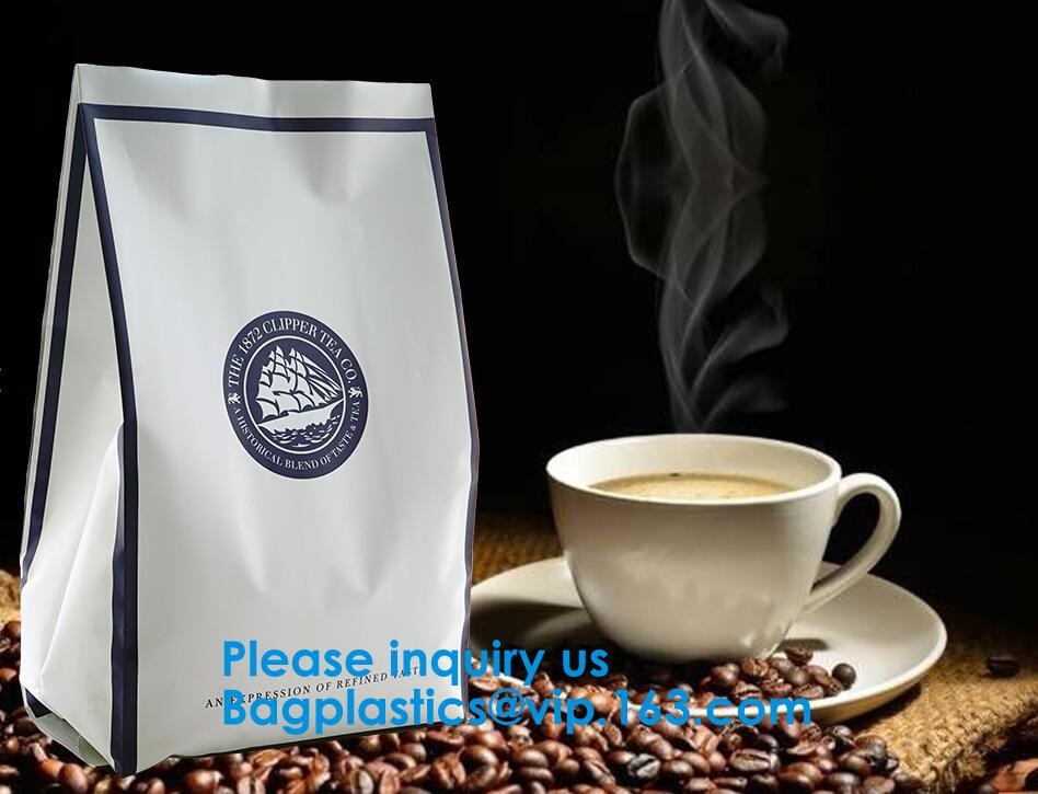 Resealable Zipper Lock Aluminum Foil Flat Bottom Side Gusset Pouch Bag ...