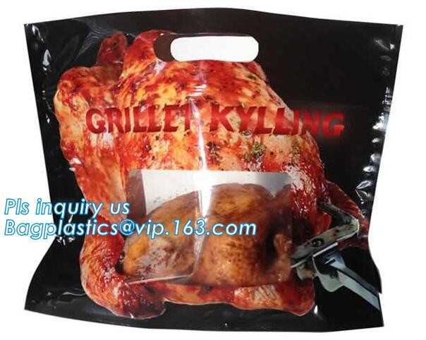 Aluminum foil vacuum frozen roast chicken packaging bag, chicken ...