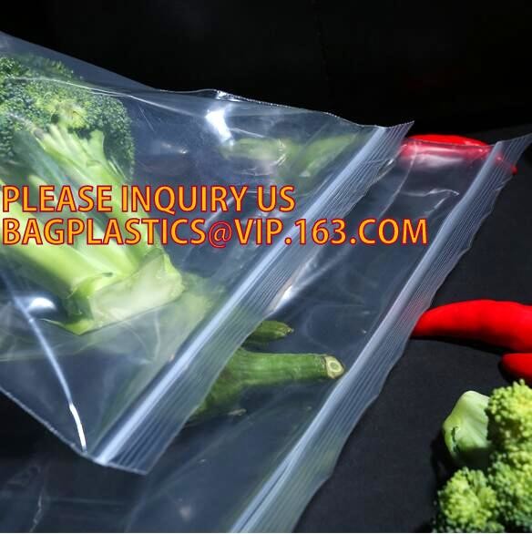 pouch inequilateral double track press lock watertight zipper, food ...