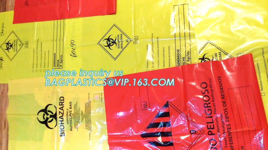 Linear Low-Density Polyethylene Medical Waste Bags Ideal for use in ...