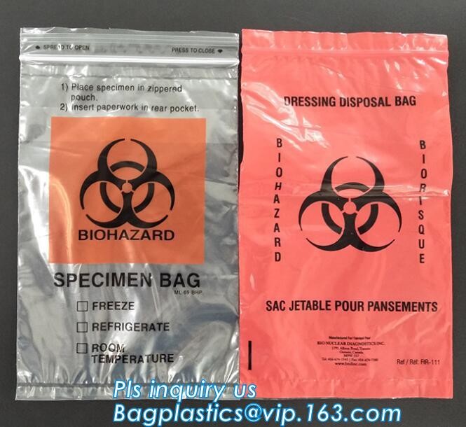 Medical Grade Laboratory Specimen Bag, Insulated medical bag/sterile ...