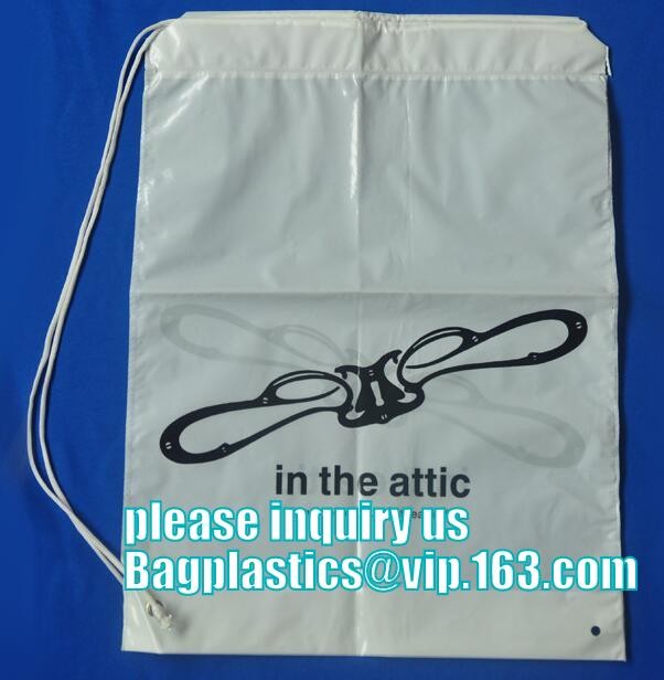 biodegradable Customized Laundry Drawstring Poly Bag Plastic Laundry ...