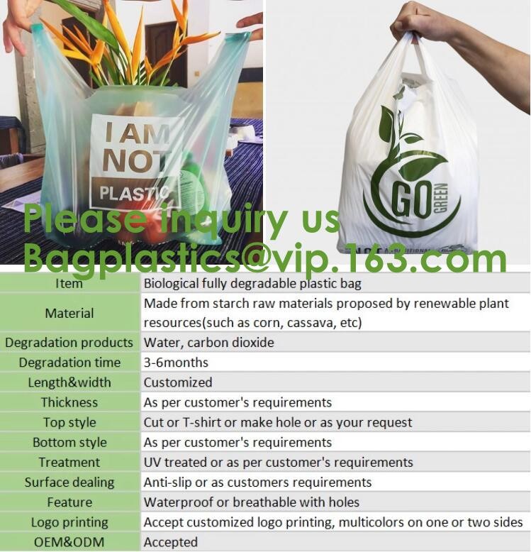 Tougher Stronger Market Bags, freezer Eco Friendly Pla Compostable Corn ...