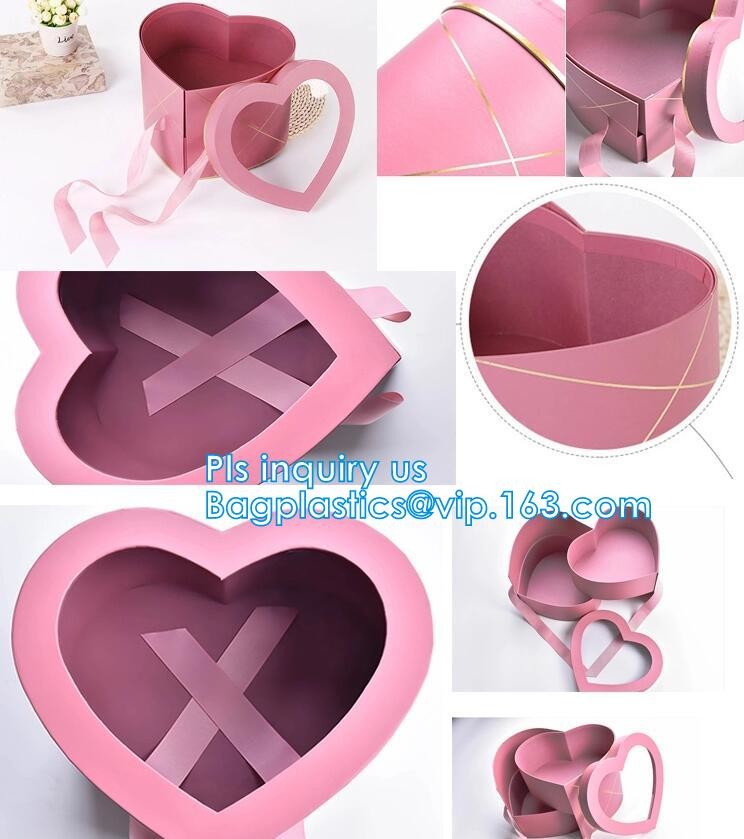 Round Flower Box Packaging For Flower Packing,Custom Flower Cardboard ...