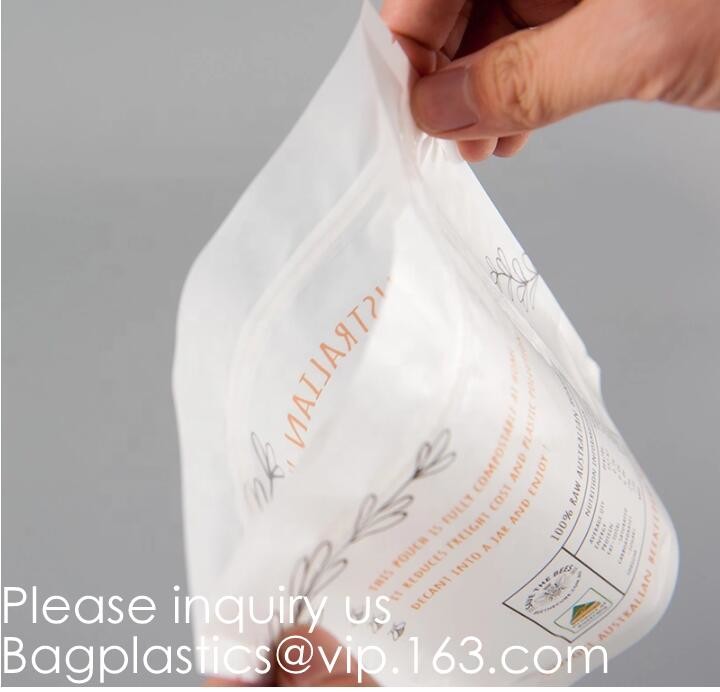 Compostable Corn Starch Laminated Biodegradable Packaging Bag PLA Bag PBAT Corn Starch ...