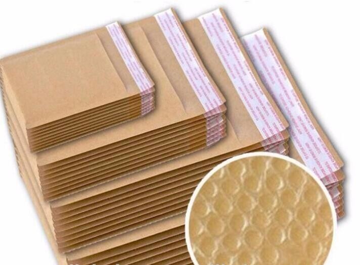 AWB List Biodegradable Padded Postage Bags Natural Kraft Bubble Mailers Padded Envelopes ...