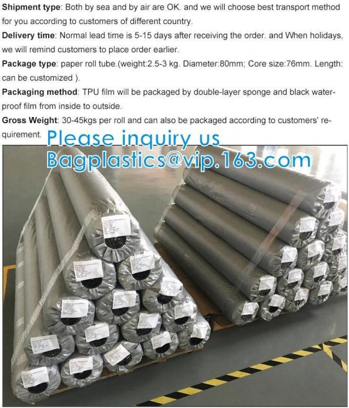 Eco Friendly Biodegradable customized Super Transparent TPU Film sheet ...