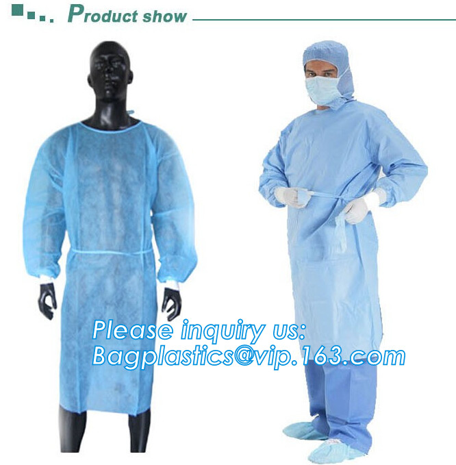 Aseptic Blue Plastic Disposable Apron for Doctor Checking,Disposable ...
