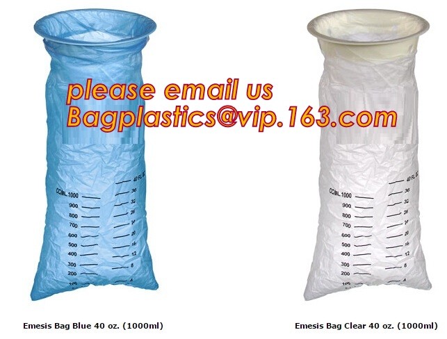 Disposable Plastic Emesis Vomit Bag,Medical plastic emesis bag foldable ...