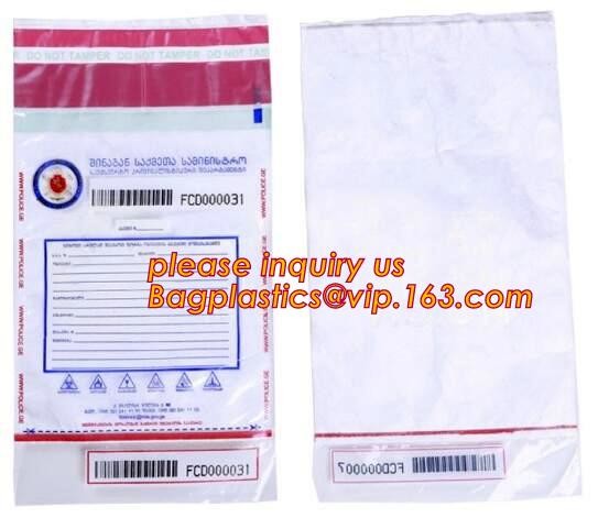 Security plastic bag with adhesive tape for cash, plastic money bag ...