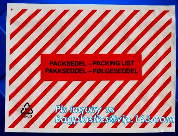 Self-Seal Security Document Packing List, UPS TNT express invoice ...