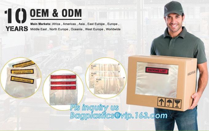 Self-Seal Security Document Packing List, UPS TNT express invoice ...