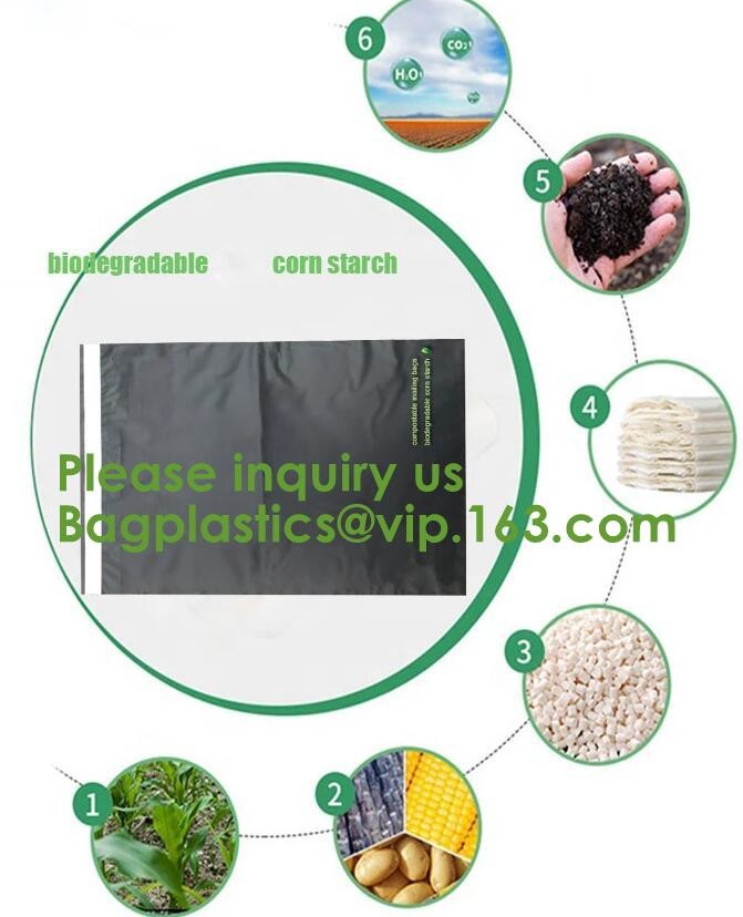 Custom Biodegradable Courier Bags Shipping Compostable Mailer Eco ...