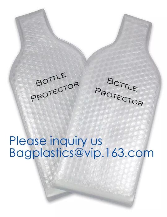 k bottom leakproof reusable wine bottle protector 3 pack bubble travel ...