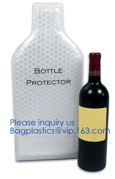 k bottom leakproof reusable wine bottle protector 3 pack bubble travel ...