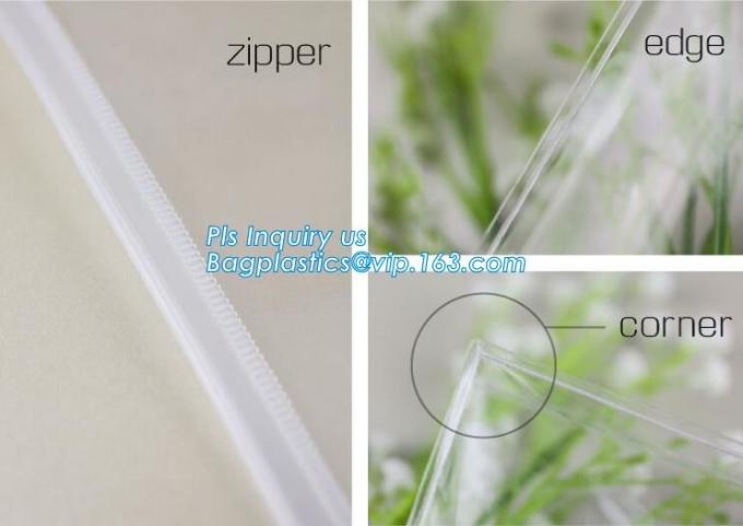 BOPP CPP printed plastic slider zipper bags for garment household ...