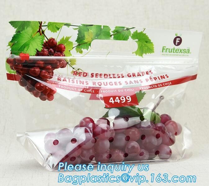 cpp printed slider zip lock vegetable fruit bag, grape packing bags ...