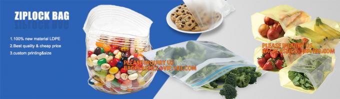 Self Resealable Poly pe clear zipper bag Plastic Polythene zip lock bag ...