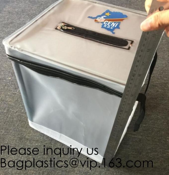 Pvc Ballot Voting Box Ballot Zipper Bag PVC Folding Ballot Bag, Pallet ...
