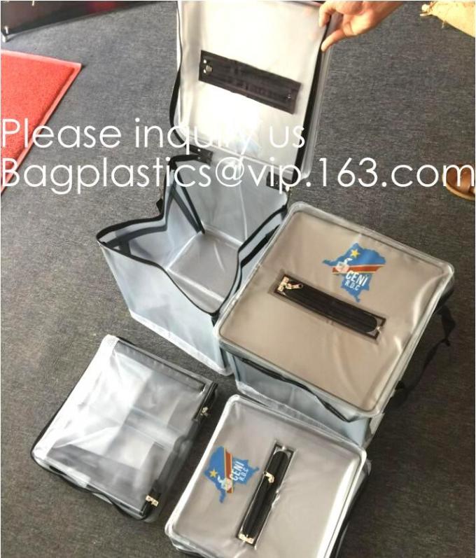 Pvc Ballot Voting Box Ballot Zipper Bag PVC Folding Ballot Bag, Pallet ...