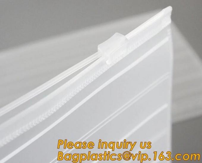 Frosted Surface Easy To Seal Zipper File Bag Stationary Holder Pack