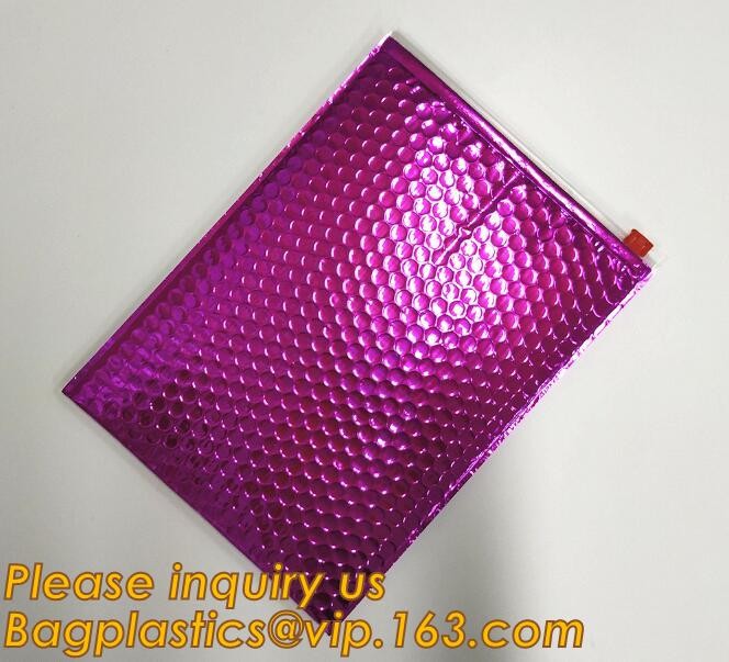 ew Product k Reusable Pe Bubble Packing Zipper Pink Bag, reclosable ...