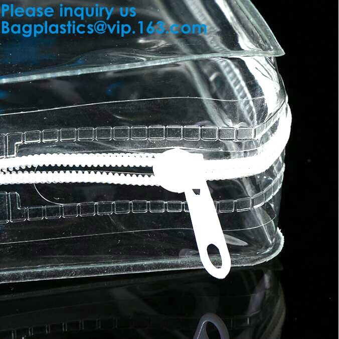Custom Resealable Frosted Pp Eva Opp Slider Bag Pvc Frosted Cosmetic ...