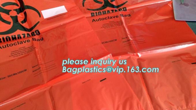 Medical Waste Bags, Red Infectious Waste Bags,Blue Soiled Linens Waste ...