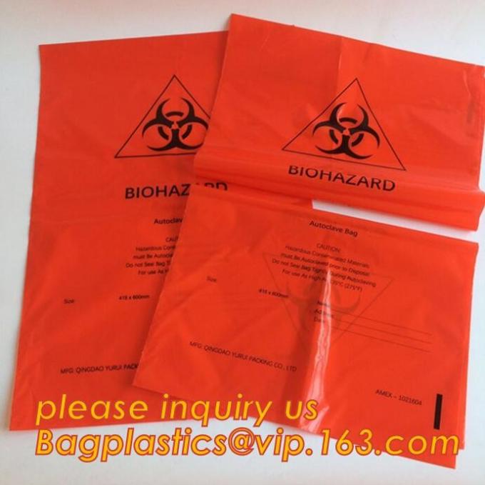 Extra large capacity biohazard drawtape trash bag interleaf coreless ...