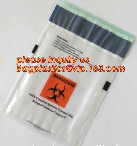 blood bag, blood grip bags. zipper pouch for medical specimen ...