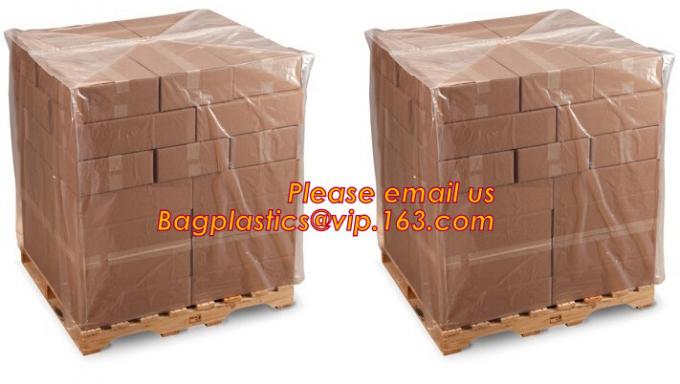 Disposable PE Plastic Pallet Covers bag on Roll, Waterproof Pallet ...