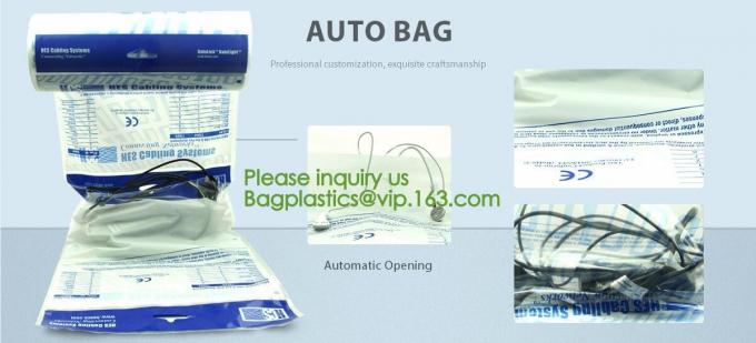 Rollbag Pre-Opened Bags On A Roll For Auto Baggers,LLDPE plastic ...