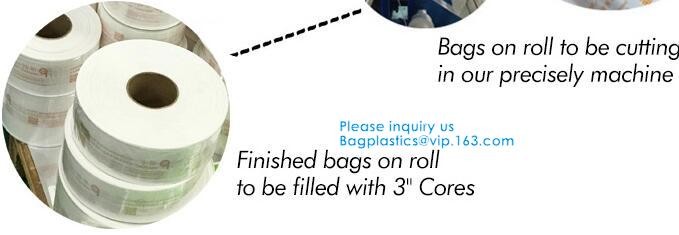 Rollbag Pre-Opened Bags On A Roll For Auto Baggers,LLDPE plastic ...