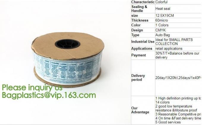 Mircoperforated auto bags, microperforation preopened bags,Pre-opened ...