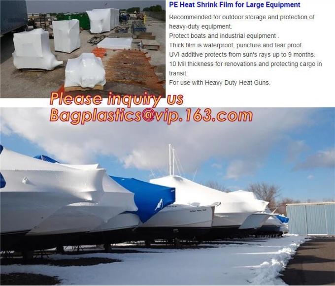 PE Shrink Film White 4m x 50m 210um,Automatic POF Film Heat Shrink Wrap ...