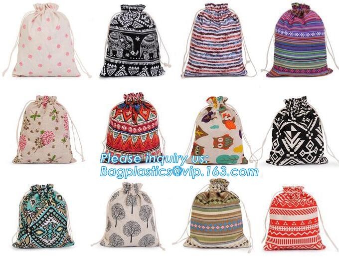 custom design fashion eco-friendly organic cotton canvas drawstring bag ...
