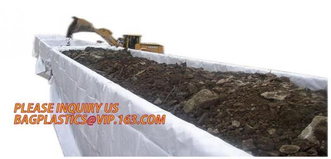 Large durable drawstring dumpster container liner for garbage ...