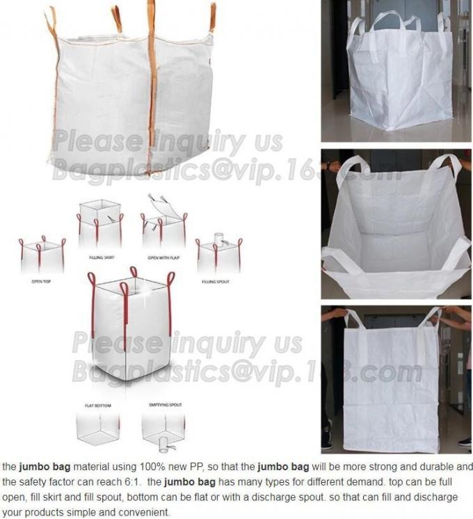 1000 kg Big Packing pp woven jumbo bag packing bags,100% virgin ...