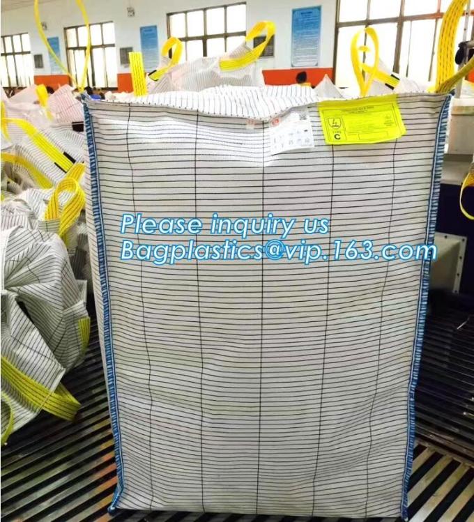 Big Fabric Raw Materials Bulk Bag Polypropylene Woven Sacks 1 Ton Tote ...