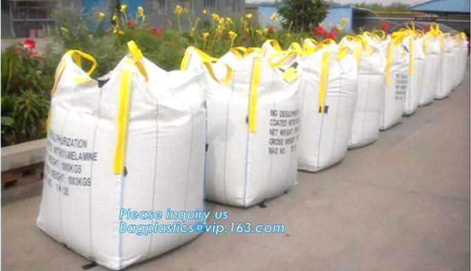 Big Fabric Raw Materials Bulk Bag Polypropylene Woven Sacks 1 Ton Tote ...